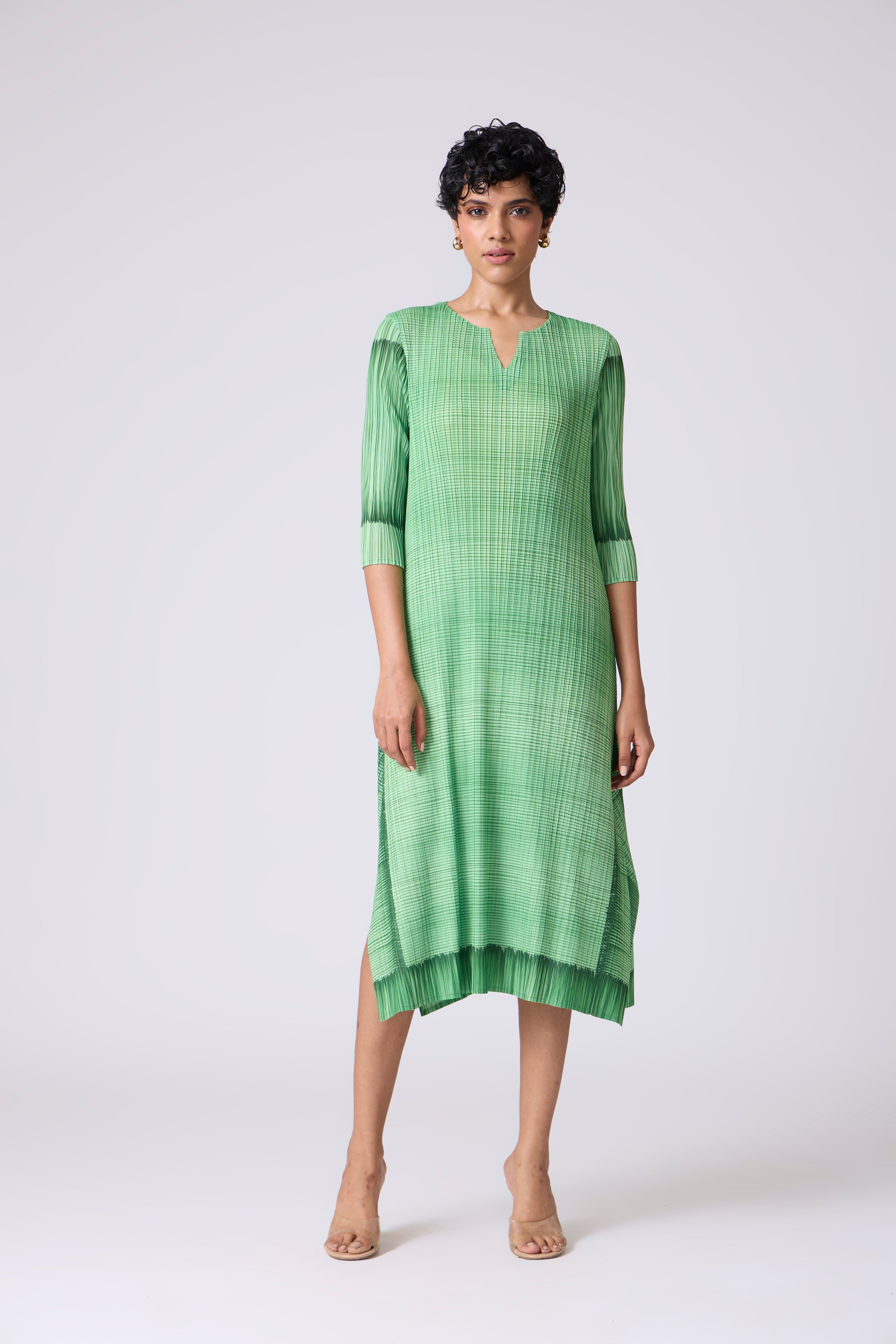 Nerissa Dress - Green – Scarlet Sage Global